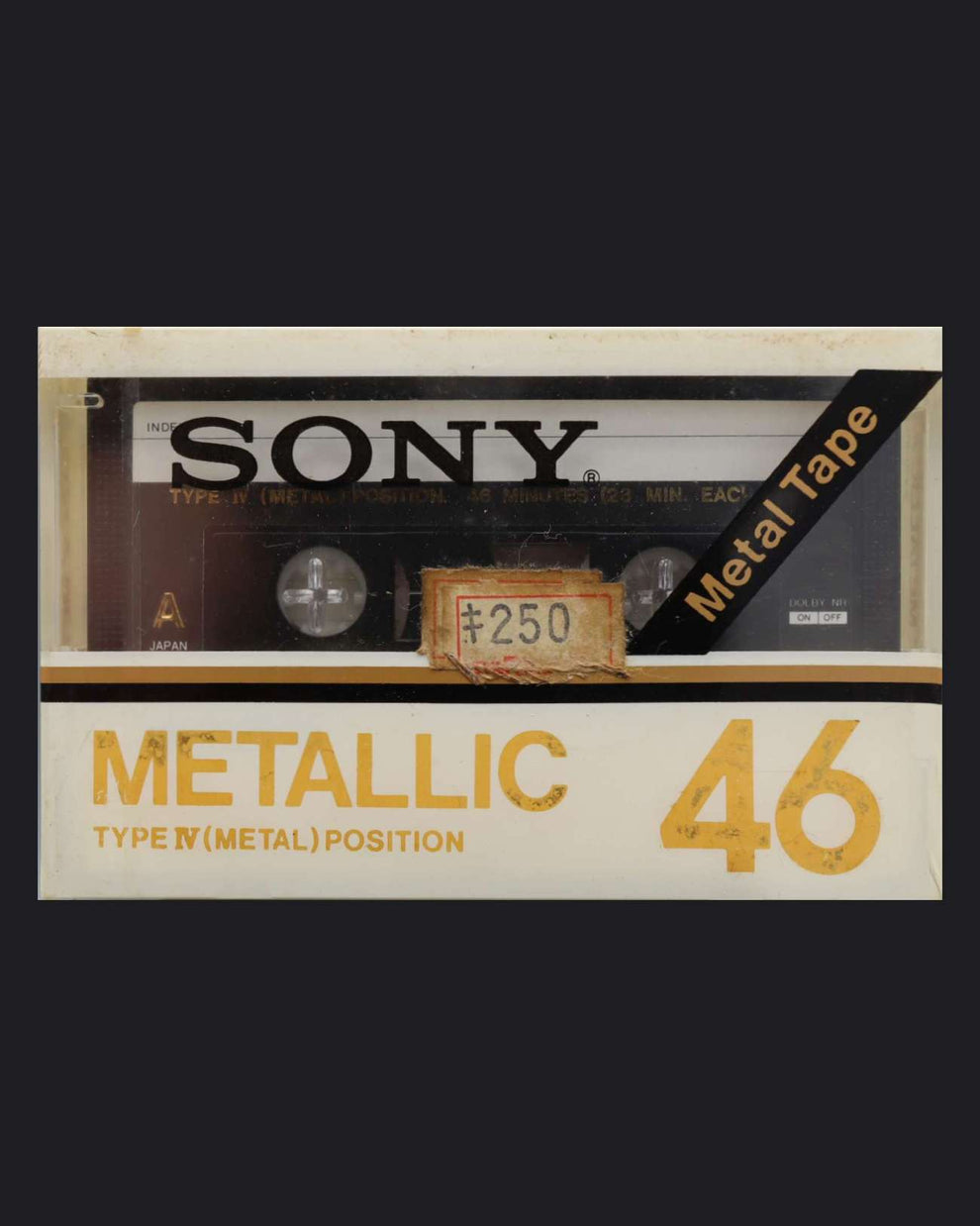 Sony Metallic Type IV Blank Cassette Tape — 1978-1982 US-JP – Ultra Ferric