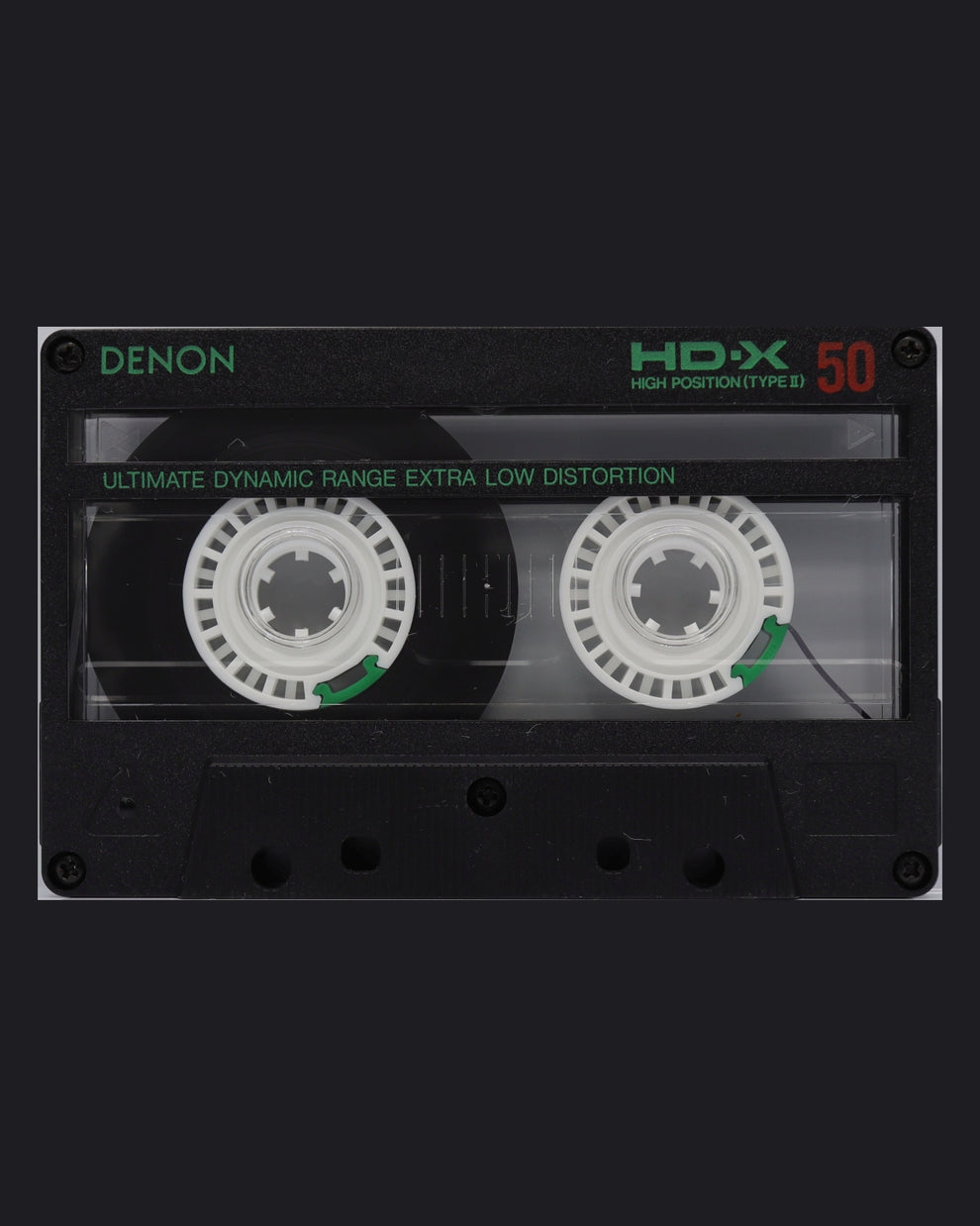 Denon HD-X Type II Blank Cassette Tape — 1987 JP – Ultra Ferric