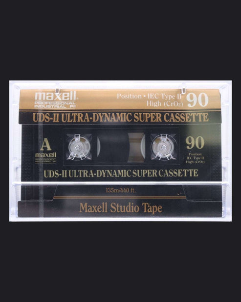 Maxell UDS-II Studio (1984 US) - Blank Audio Cassette Tape - New Sealed – Ultra Ferric